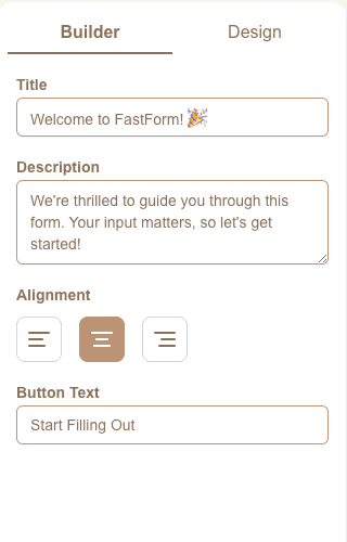 Fastform - The best alternative to Google Forms and Typeform